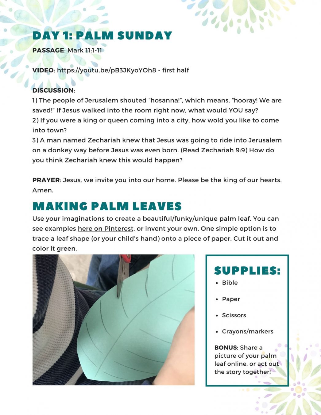 Lead Me To Jesus: A 9-Day Easter Experience For Families | Little ...